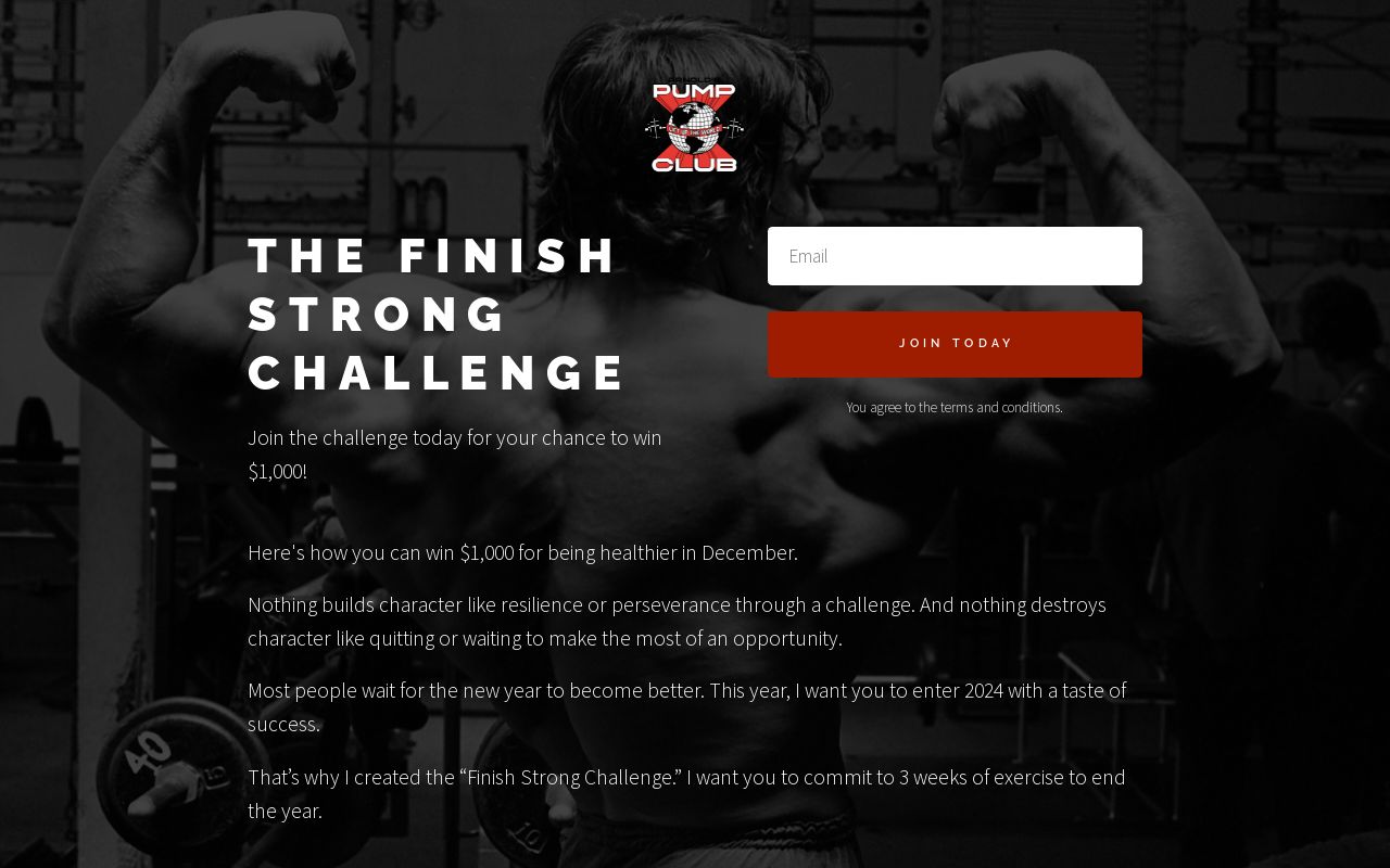 Arnold's Pump Club Finish Strong